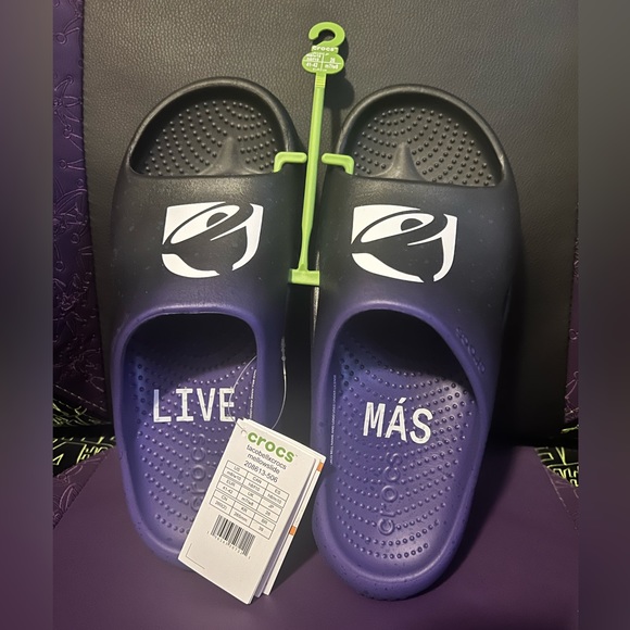 CROCS | Shoes | Taco Bell X Crocs Limited Edition Mellow Slide | Poshmark